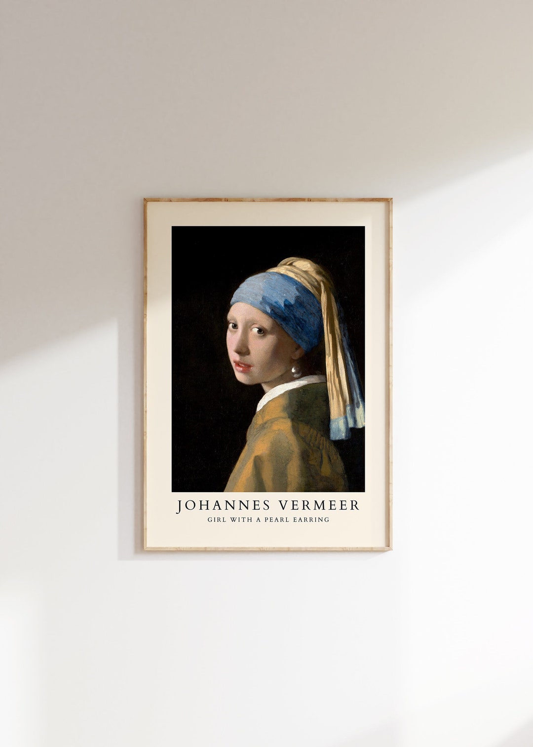 Johannes Vermeer Poster, Vintage Gallery Art Print, Vermeer Print ...