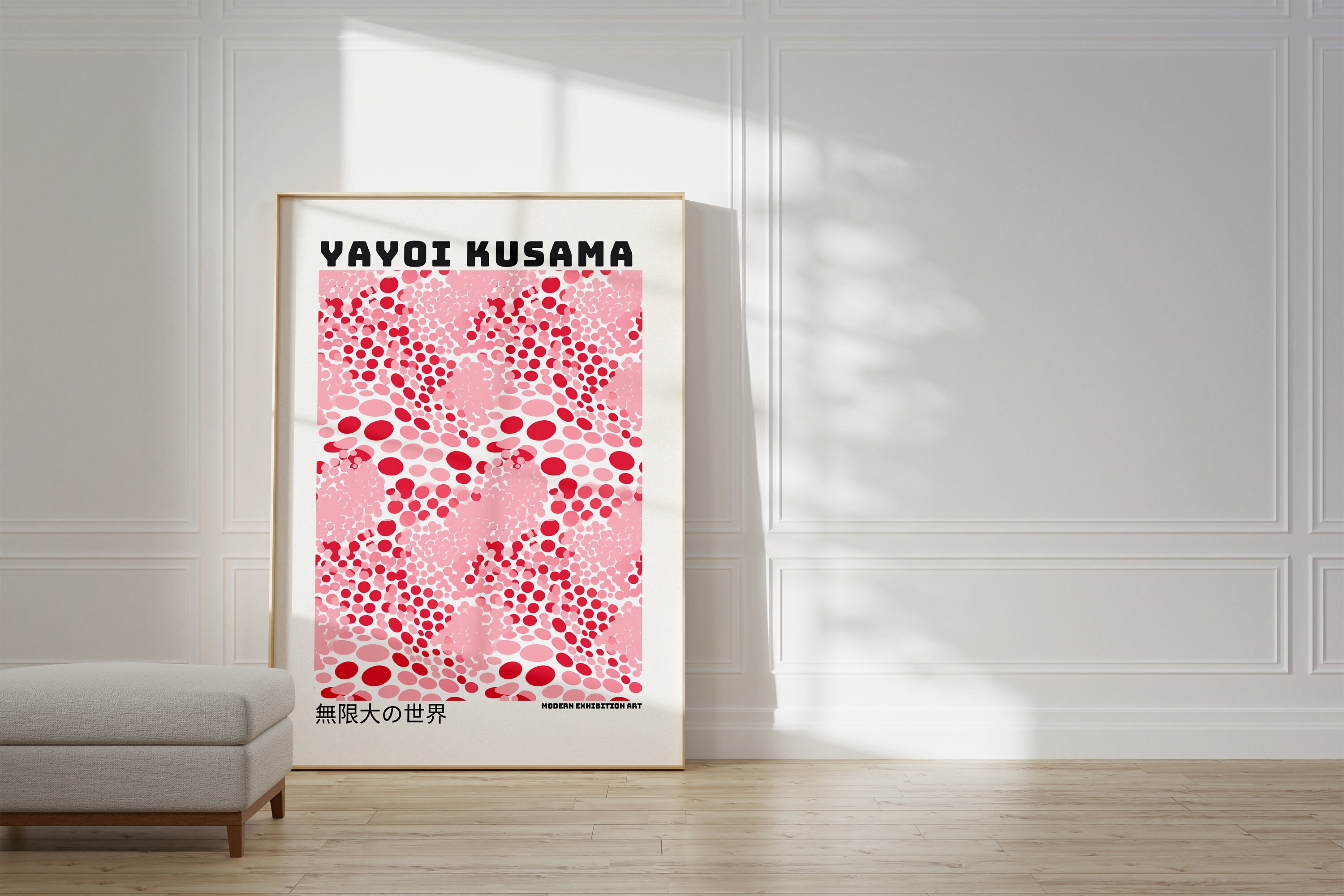 Yayoi Kusama 3 Piece Poster Set - Japanese Wall Art, Kusama Inspired ...