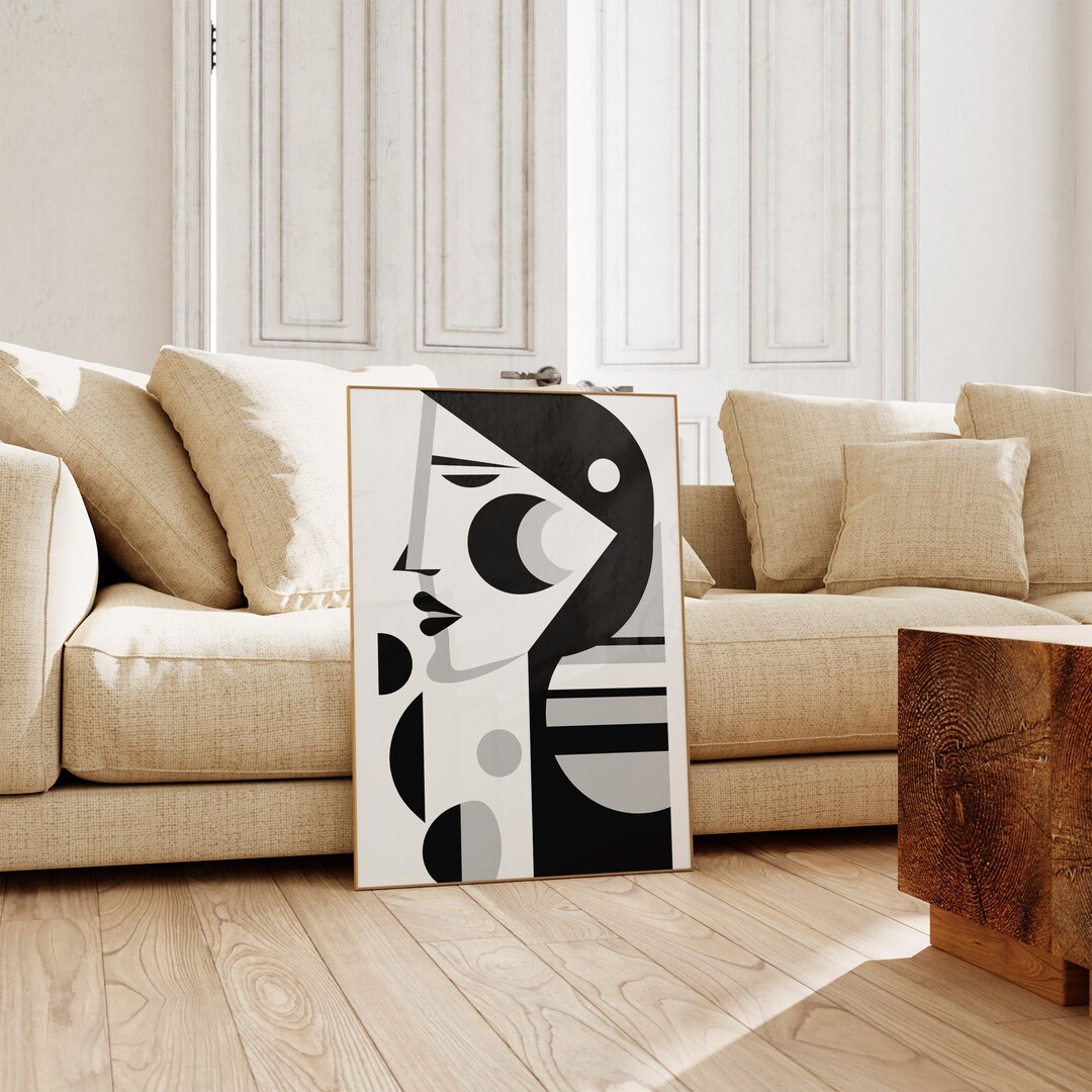 Pablo Picasso Poster, Abstract Vintage Art Print, Minimalist Gift Idea ...