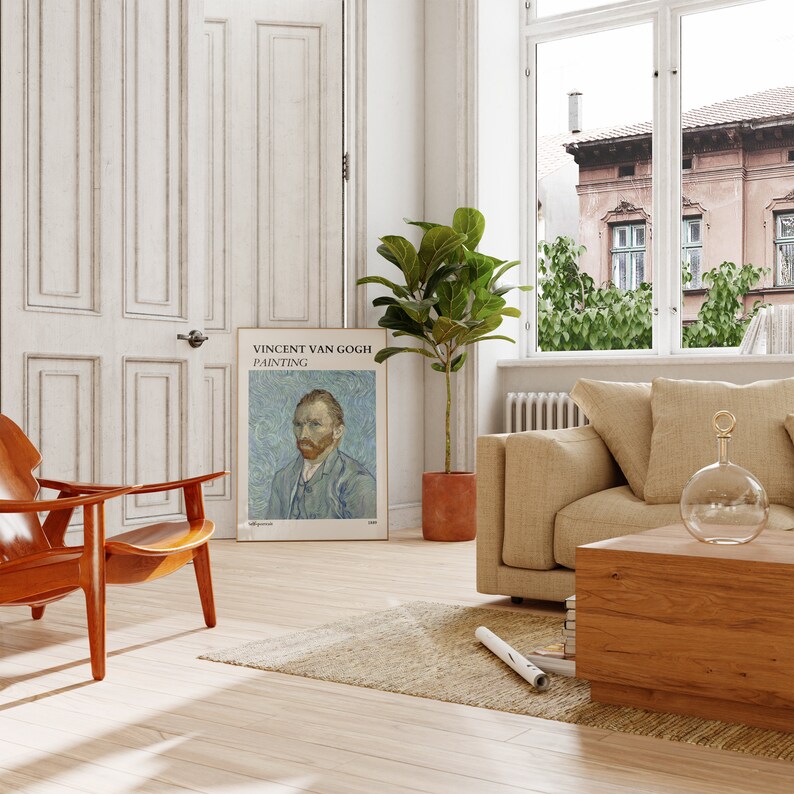 Vincent Van Gogh Poster - Modern Exhibition Wall Art, Van Gogh Print as ...
