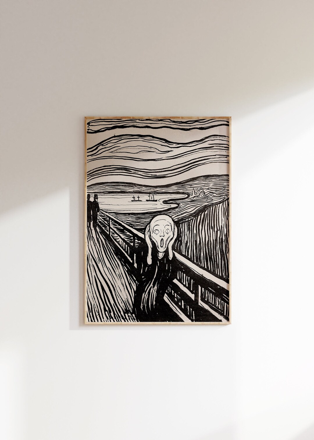 Edvard Munch the Scream Poster, Edvard Munch Print, Exhibition Poster ...