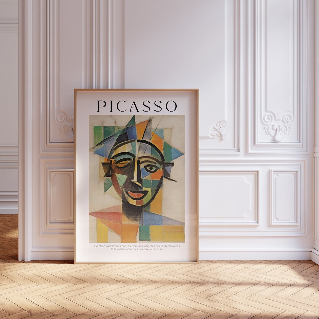 Pablo Picasso Poster, Abstract Vintage Art Print, Minimalist Gift Idea ...