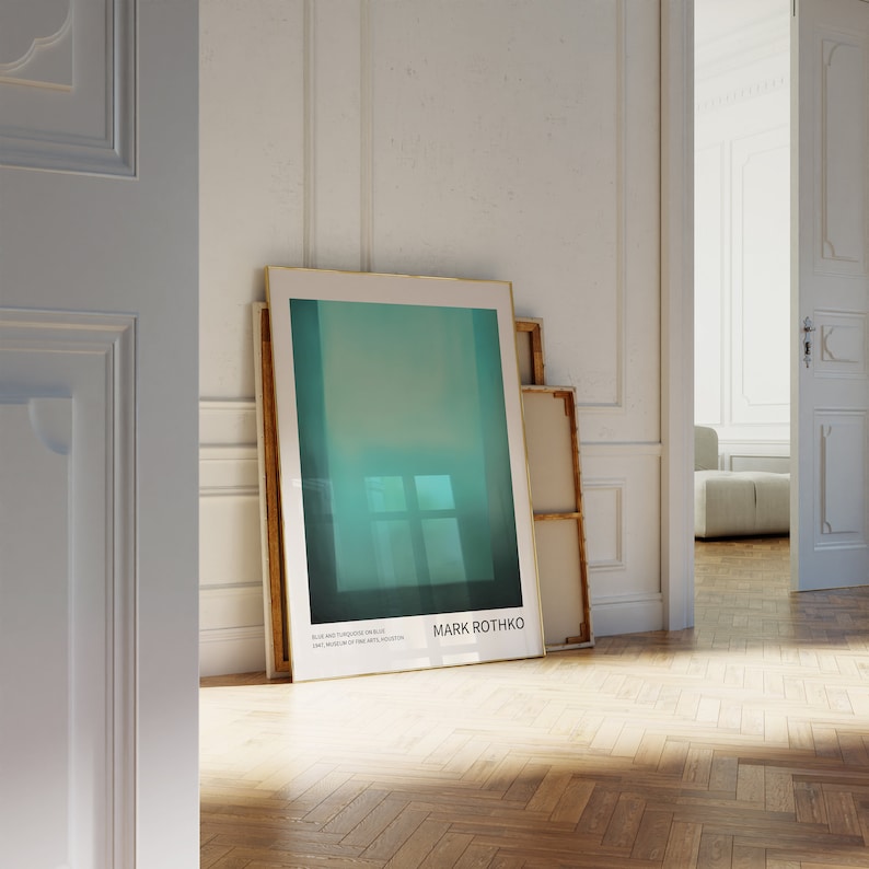 Mark Rothko Poster - A Exhibition Print as Housewarming Gift or ...