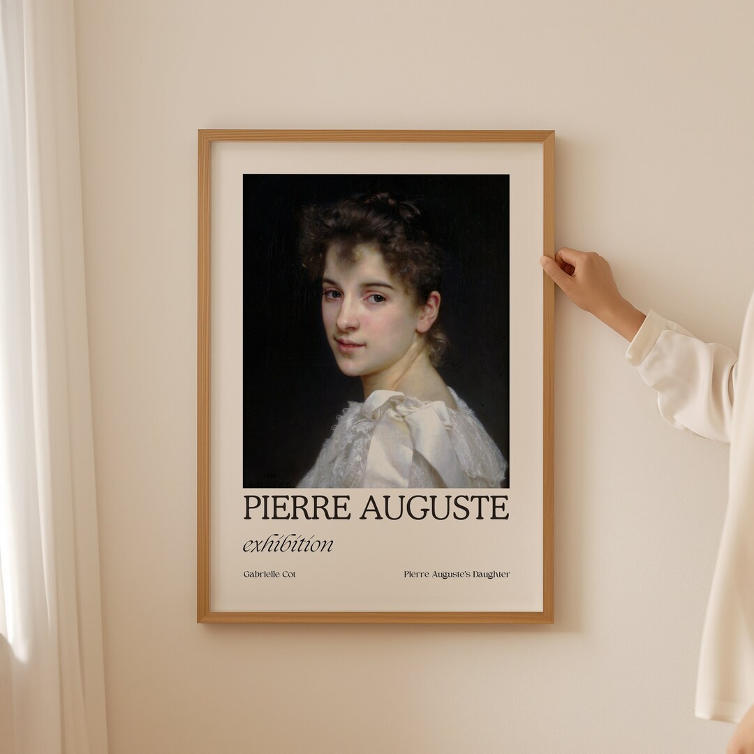 Gabrielle Cot Print, Pierre Auguste Exhibition, Original Art of Renoir ...