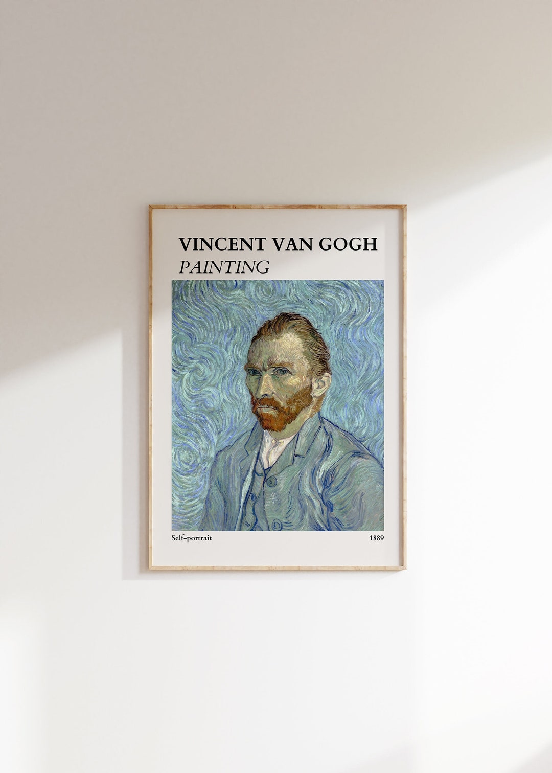 Vincent Van Gogh Poster - Modern Exhibition Wall Art, Van Gogh Print as ...