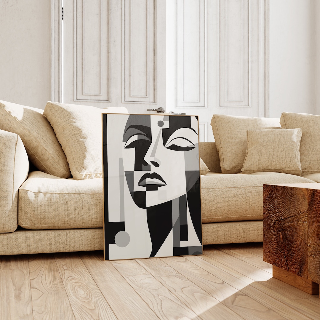 Pablo Picasso Poster, Abstract Vintage Art Print, Minimalist Gift Idea ...