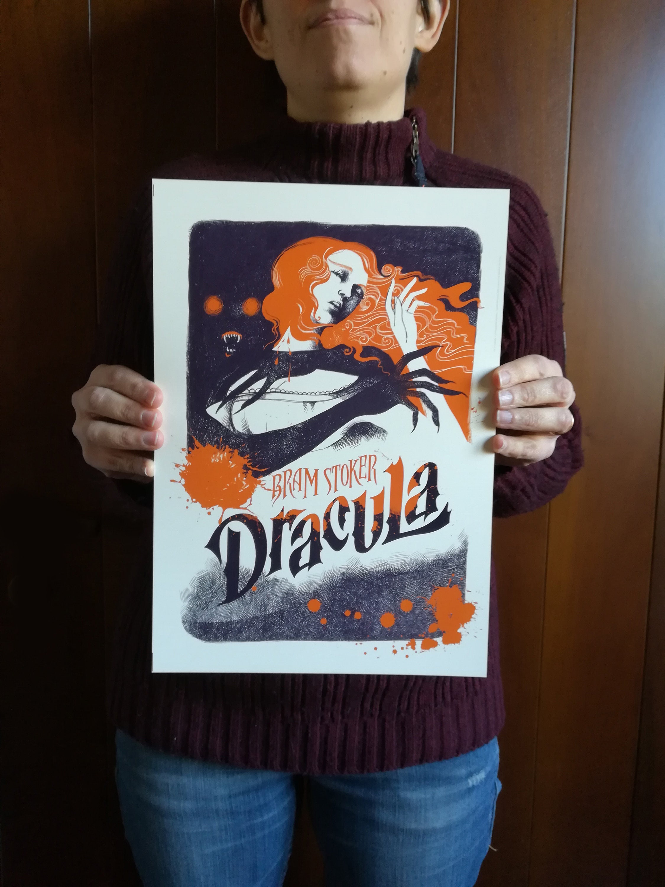 Dracula Poster Dedicated to the Novel by Bram Stoker, A4 - Etsy