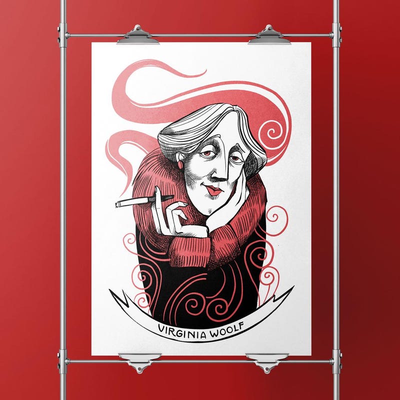 Virginia Woolf - Etsy