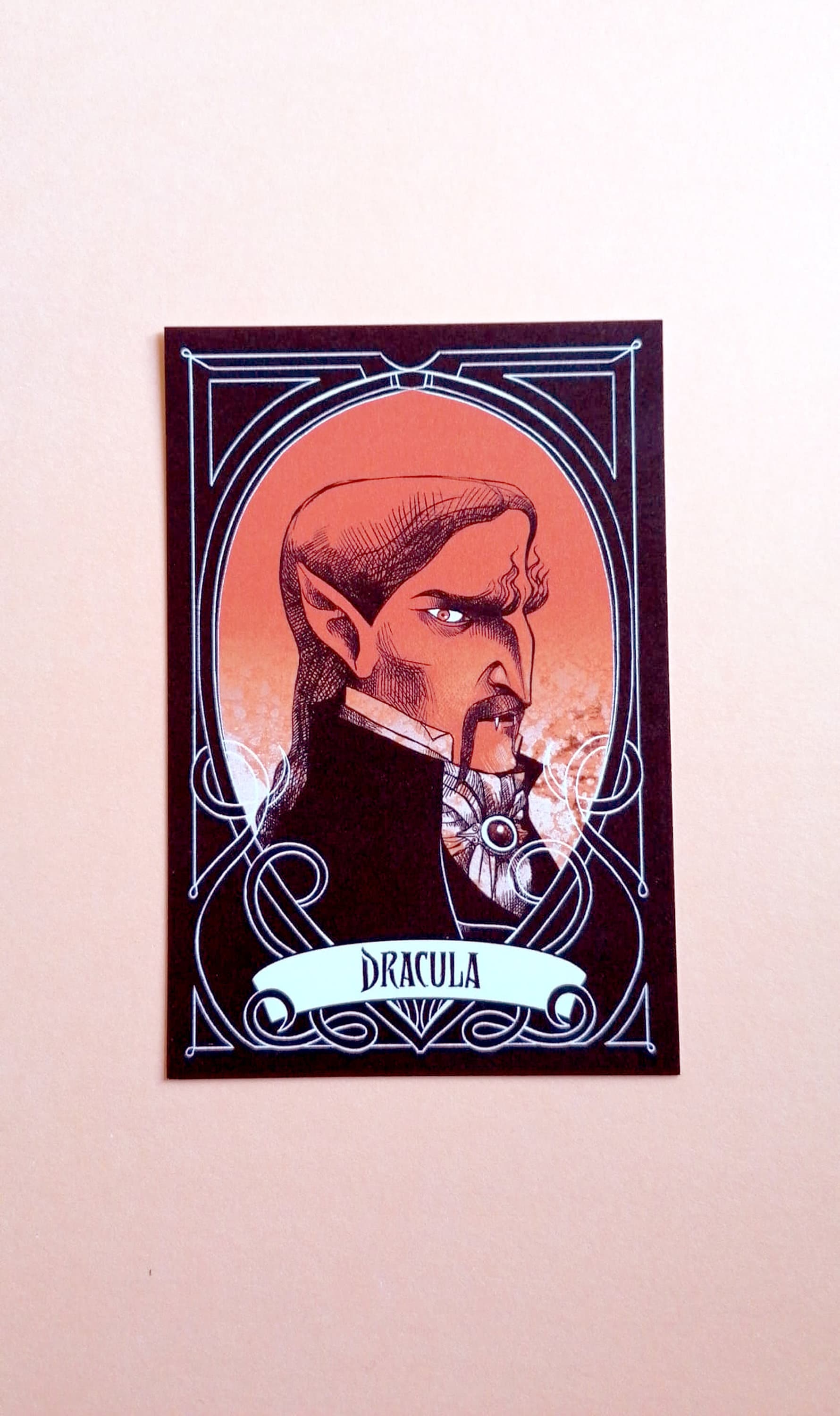 Dracula Postcards, Portraits of the Characters From Bram Stoker Gothic ...