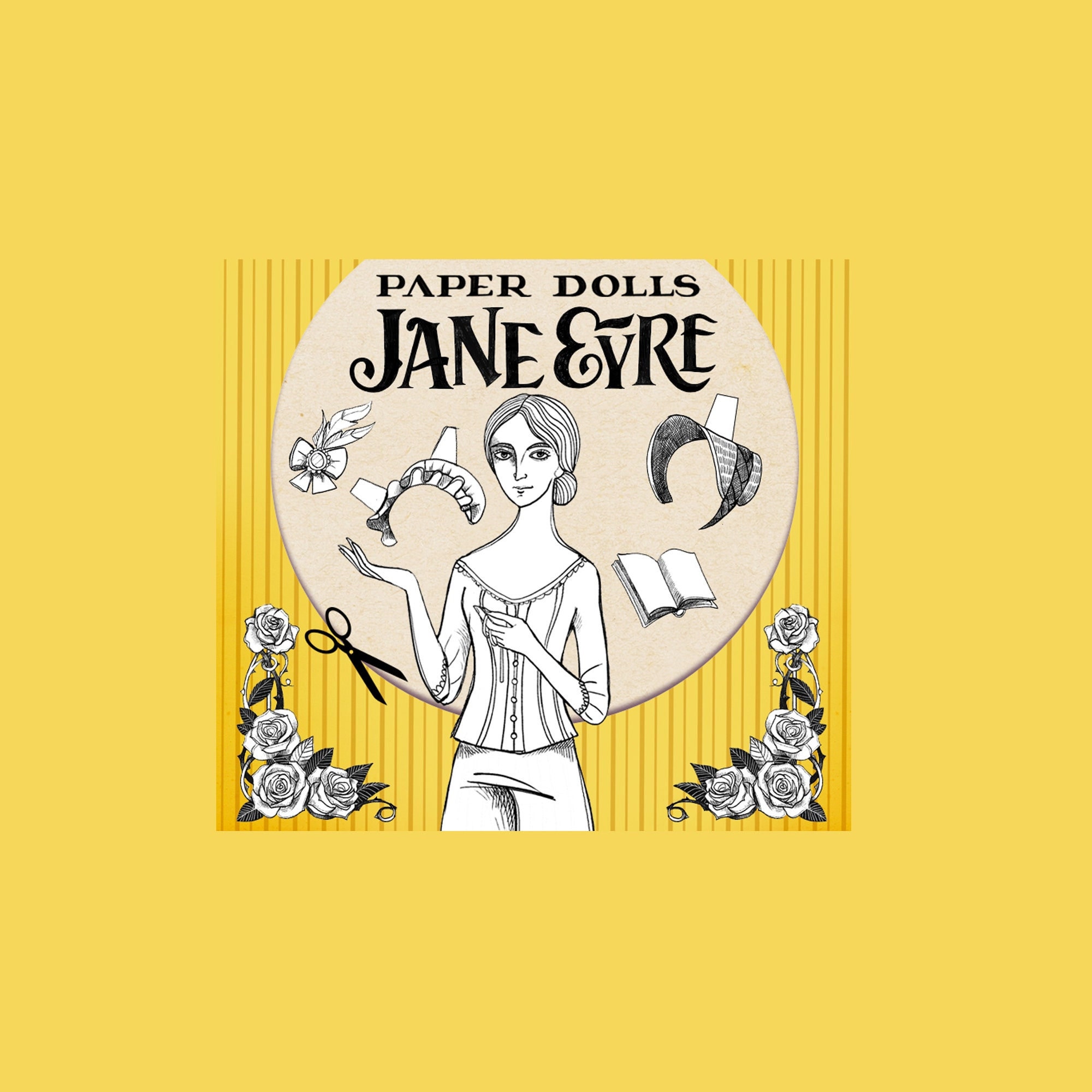 Printable Paper Dolls: Jane Eyre by Charlotte Bronte Ready to Download ...