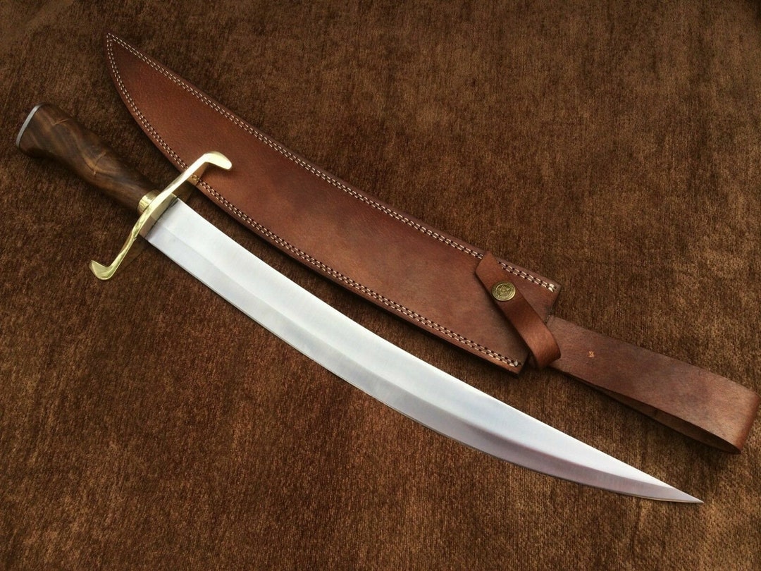 Short Sword Custom Handmade Spring Steel Short Sword Birthday Gift ...