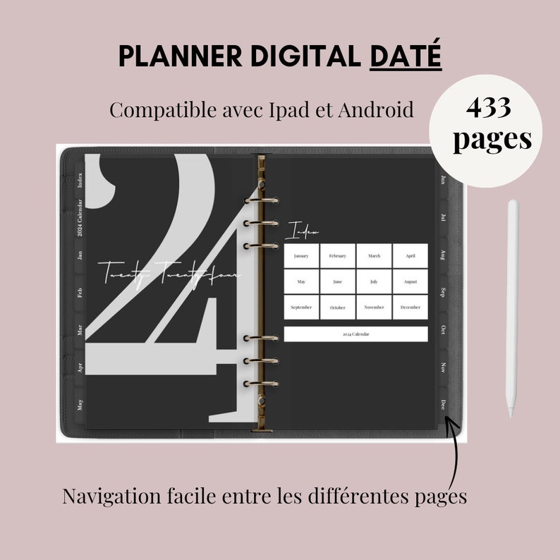 Digital Planner Annual 2024 Compatible With Notegood, Notability on ...