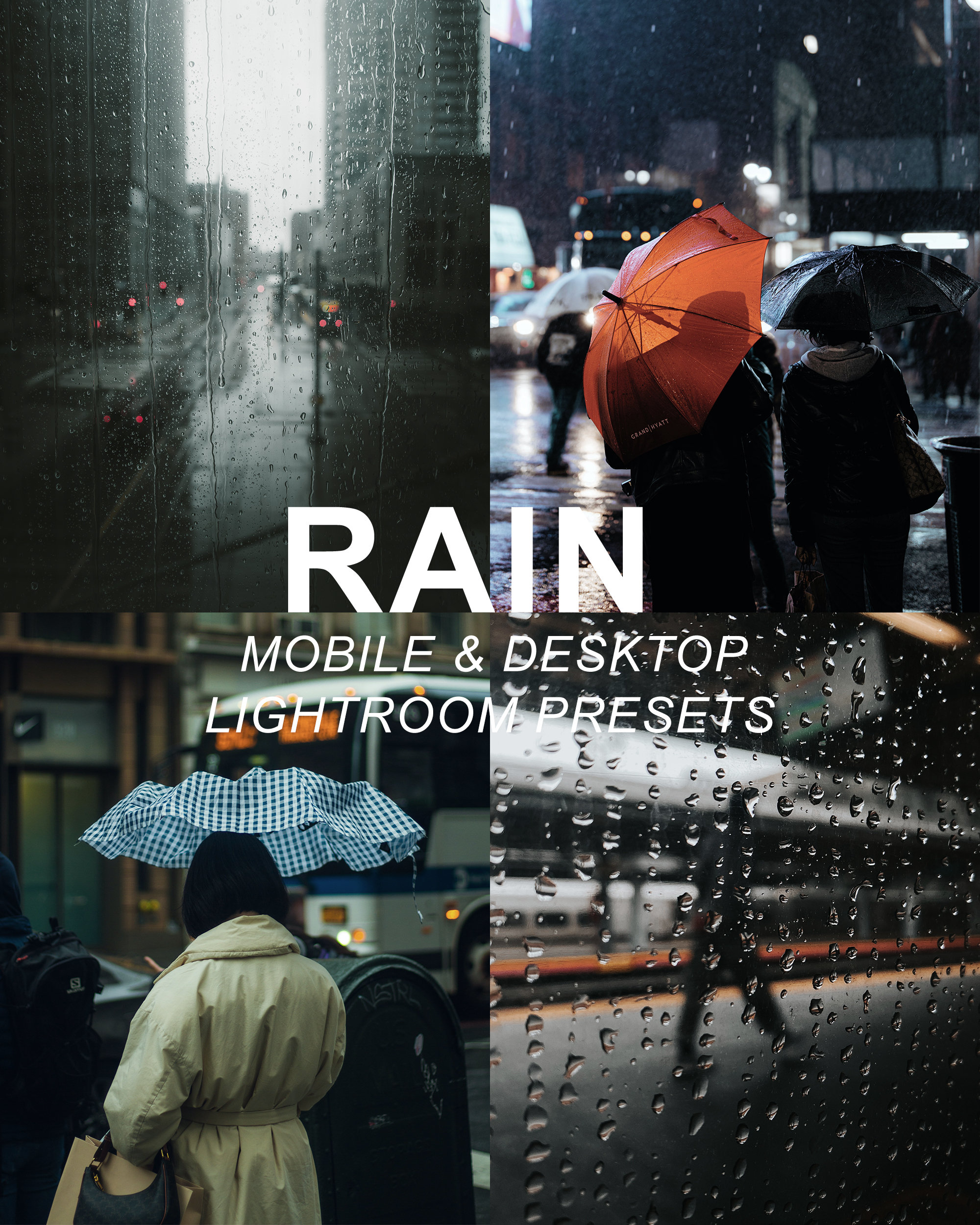 RAIN Lightroom Preset, Rain Instagram Preset, Rain Mobile Preset ...