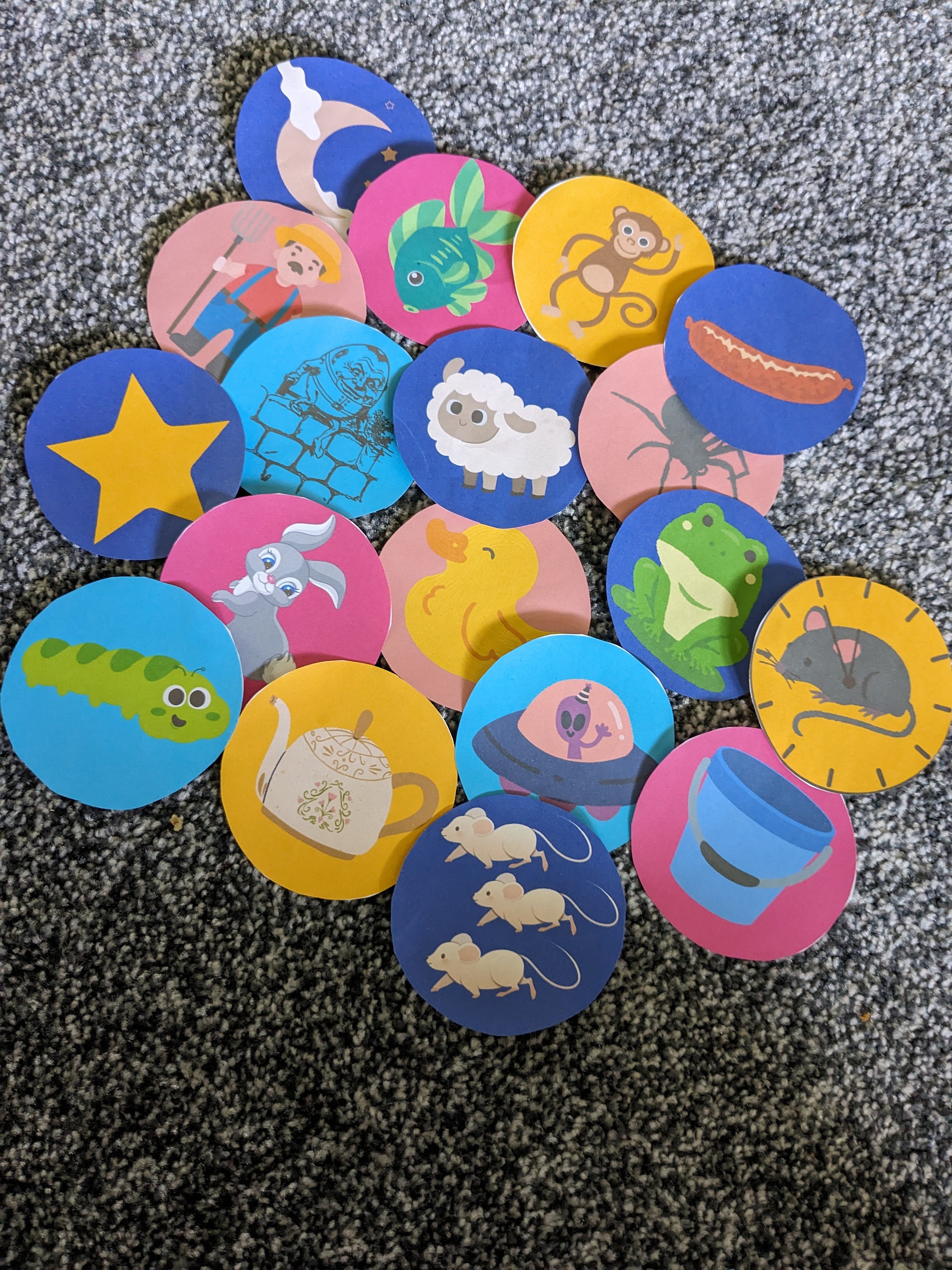 Nursery Rhyme Game. Printable. Nursery Rhymes. Guess the Rhyme. Early ...