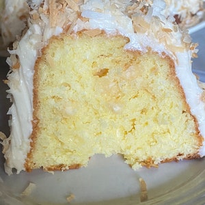 Tom Cruise Cake (white Chocolate Coconut Bundt) - Etsy