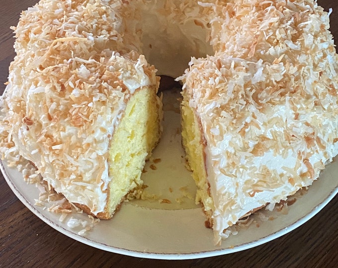 Tom Cruise Cake (white Chocolate Coconut Bundt) - Etsy