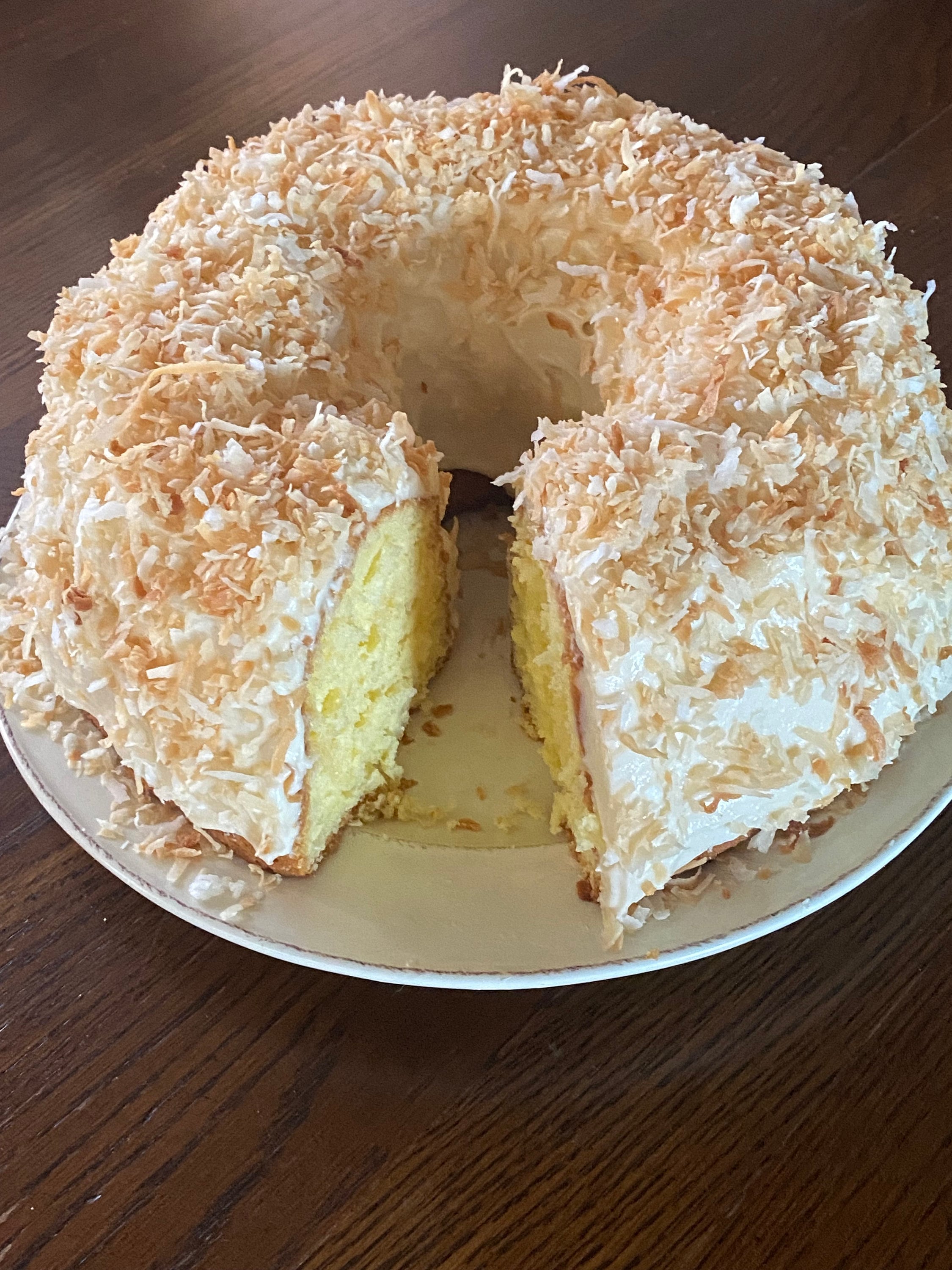 Tom Cruise Cake (white Chocolate Coconut Bundt) - Etsy