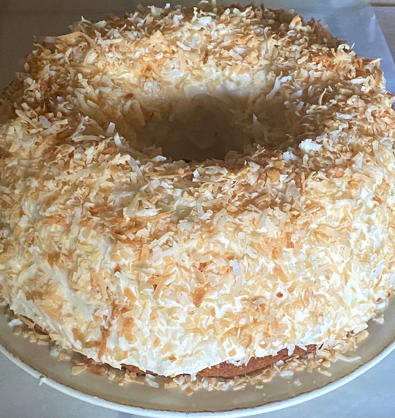 Tom Cruise Cake (white Chocolate Coconut Bundt) - Etsy