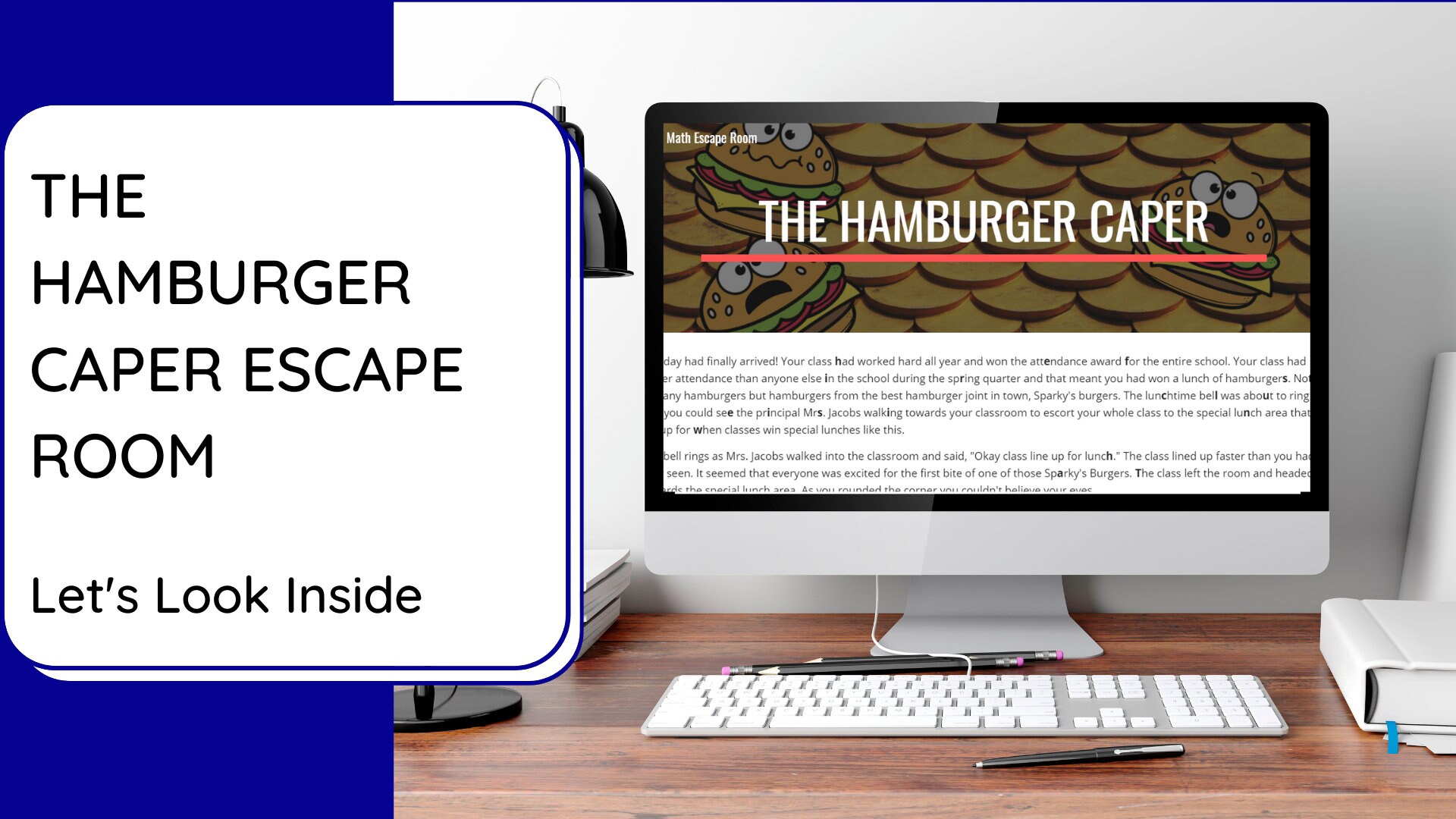 4th Grade Math Escape Room Multiplication and Multi-step Equations ...