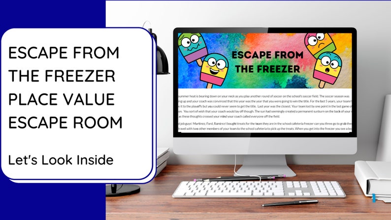 4th Grade Place Value Math Review Activity- Escape Room *digital ...