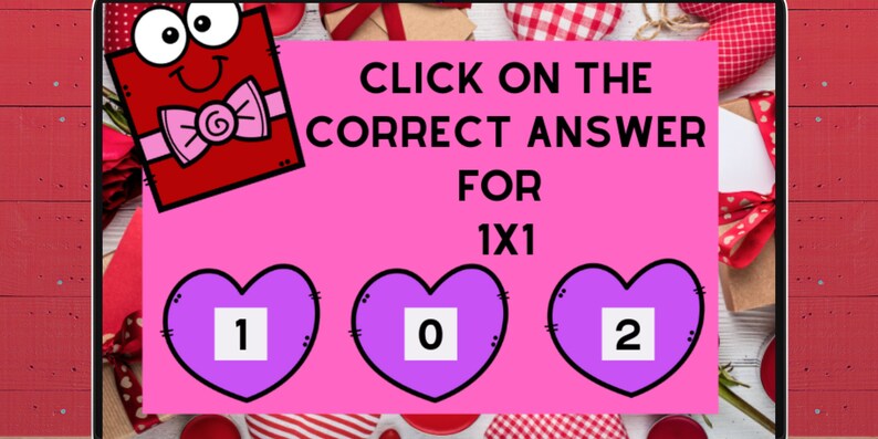 Valentine's Day Multiplication Drills Times Table Practice for 1s -12s ...