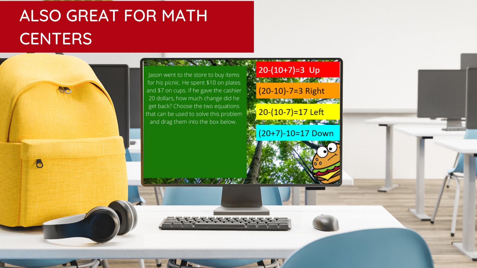 4th Grade Math Escape Room Multiplication and Multi-step Equations ...