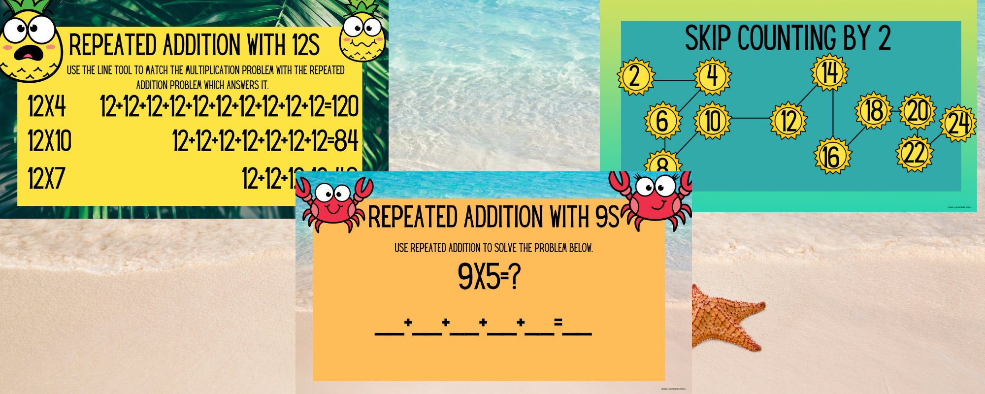 Multiplication Lesson Plans for All Multiplication Facts 1s-12s 3rd ...