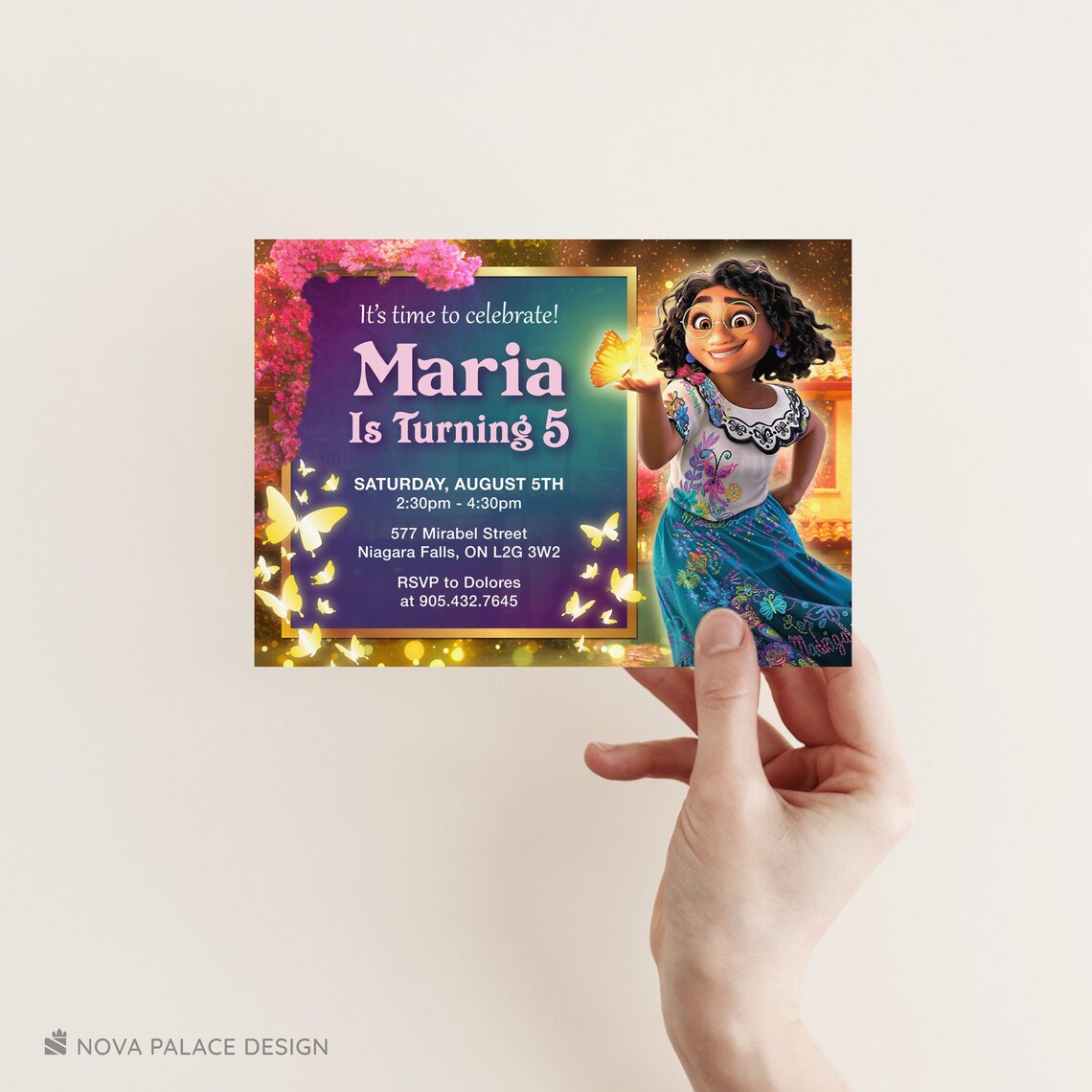 Personalized Encanto Birthday Invite, Encanto Invitation, Kids Birthday ...