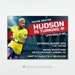 Personalized Soccer Invitation, Neymar Birthday Invite, Brazil Soccer ...