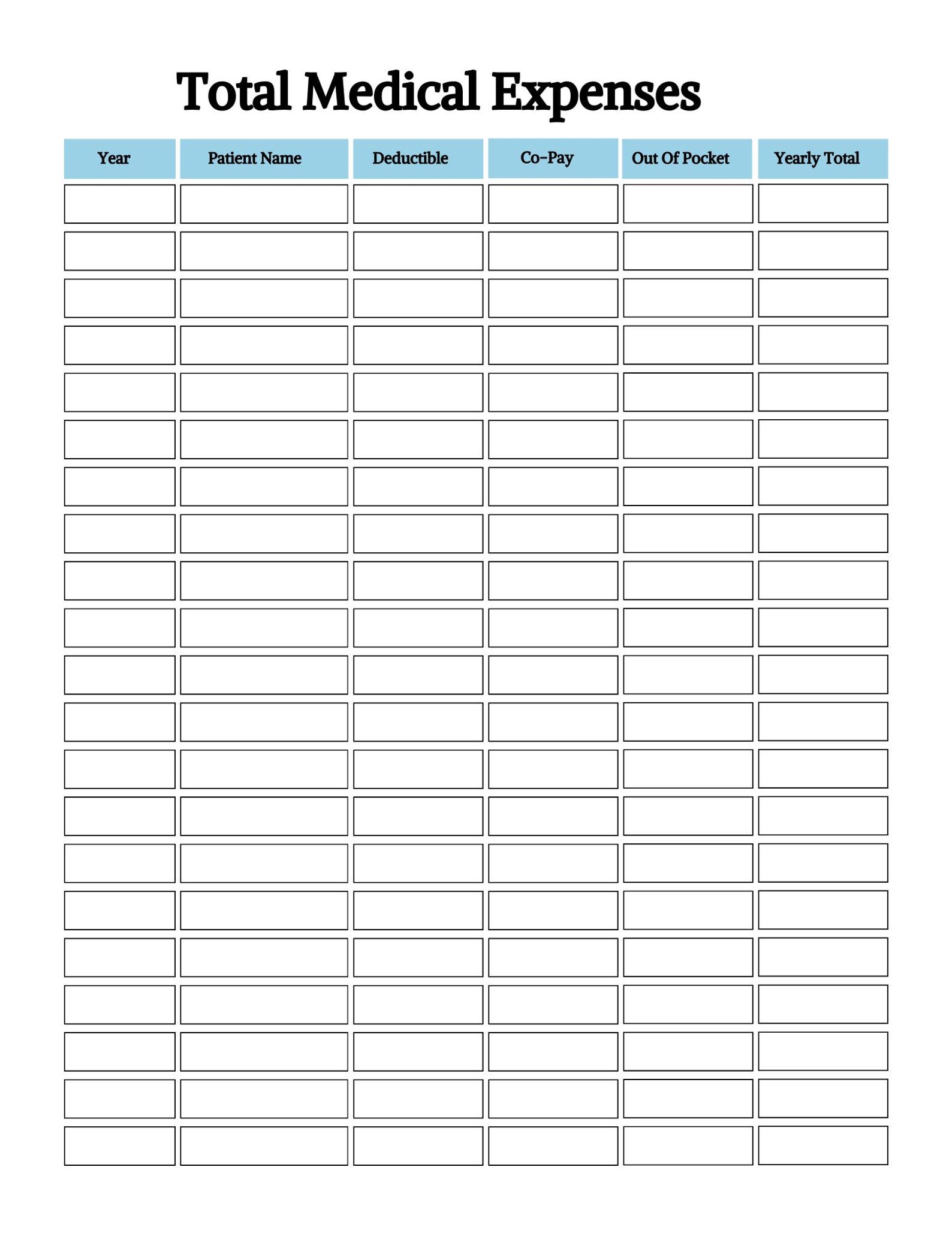 Editable Medical Planner, Printable Health Organizer, Digital Medical ...