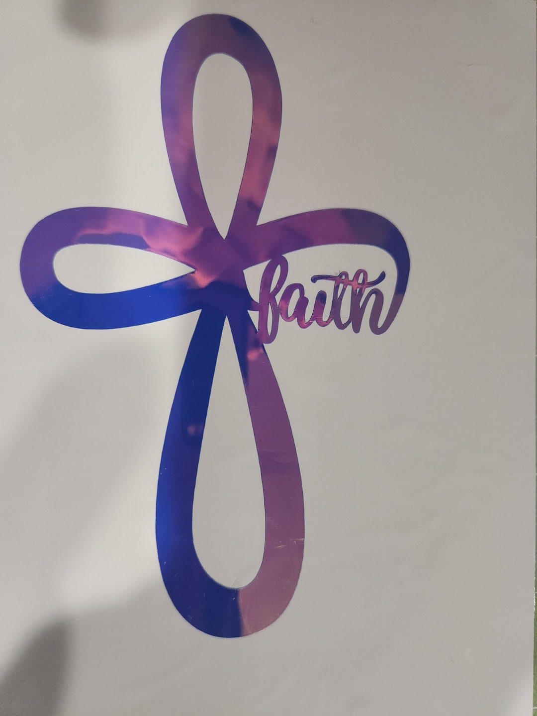 Cross Window Decal - Etsy