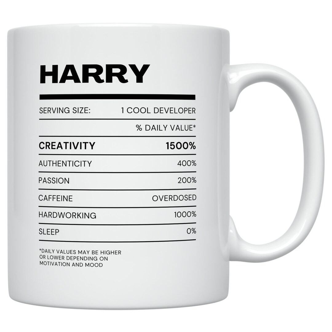 Personalised Name Software Developer Label Mug Funny Job - Etsy UK