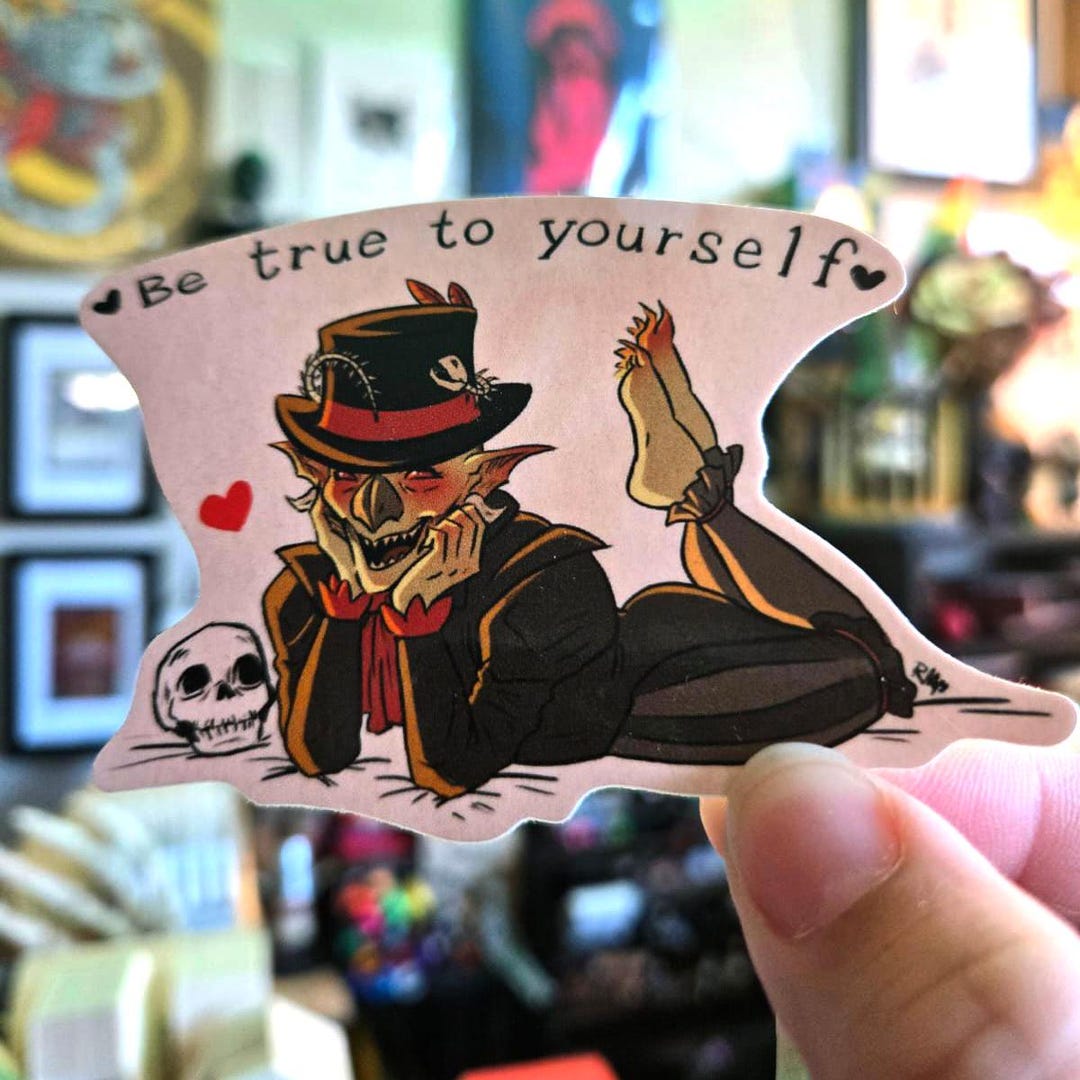 Sceleritas Fel - Baldurs Gate 3- Stickers - Be True to Yourself - Etsy