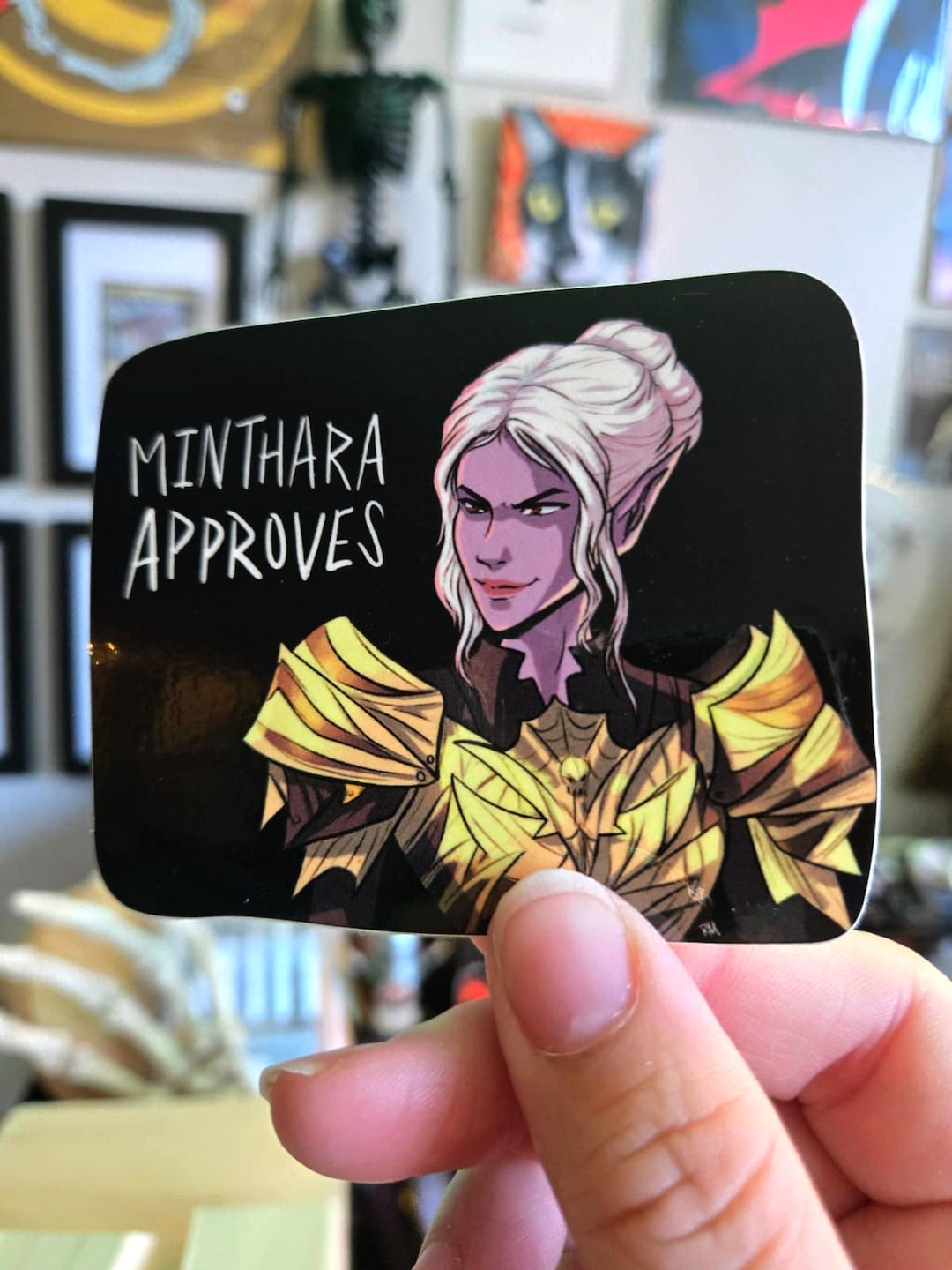 Minthara Approves Sticker BG3 - Etsy