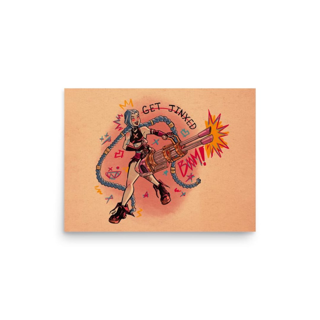 Jinx Arcane Pinup Print - Etsy