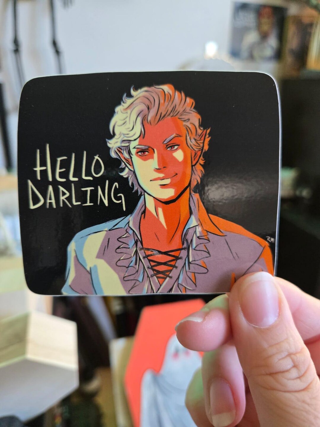 Astarion "hello Darling" Sticker - Etsy