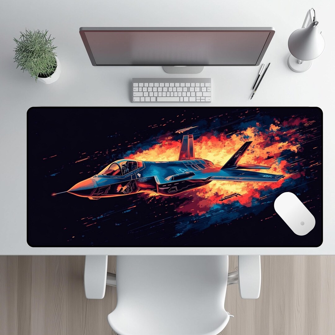Aviator Desk Mat | Cool Gaming Mouse Pad | Perfect for Pilots, Airplane ...