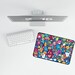 Colorful Monster Desk Mat - Fun Office Decor, Gaming Mouse Pad, Playful ...