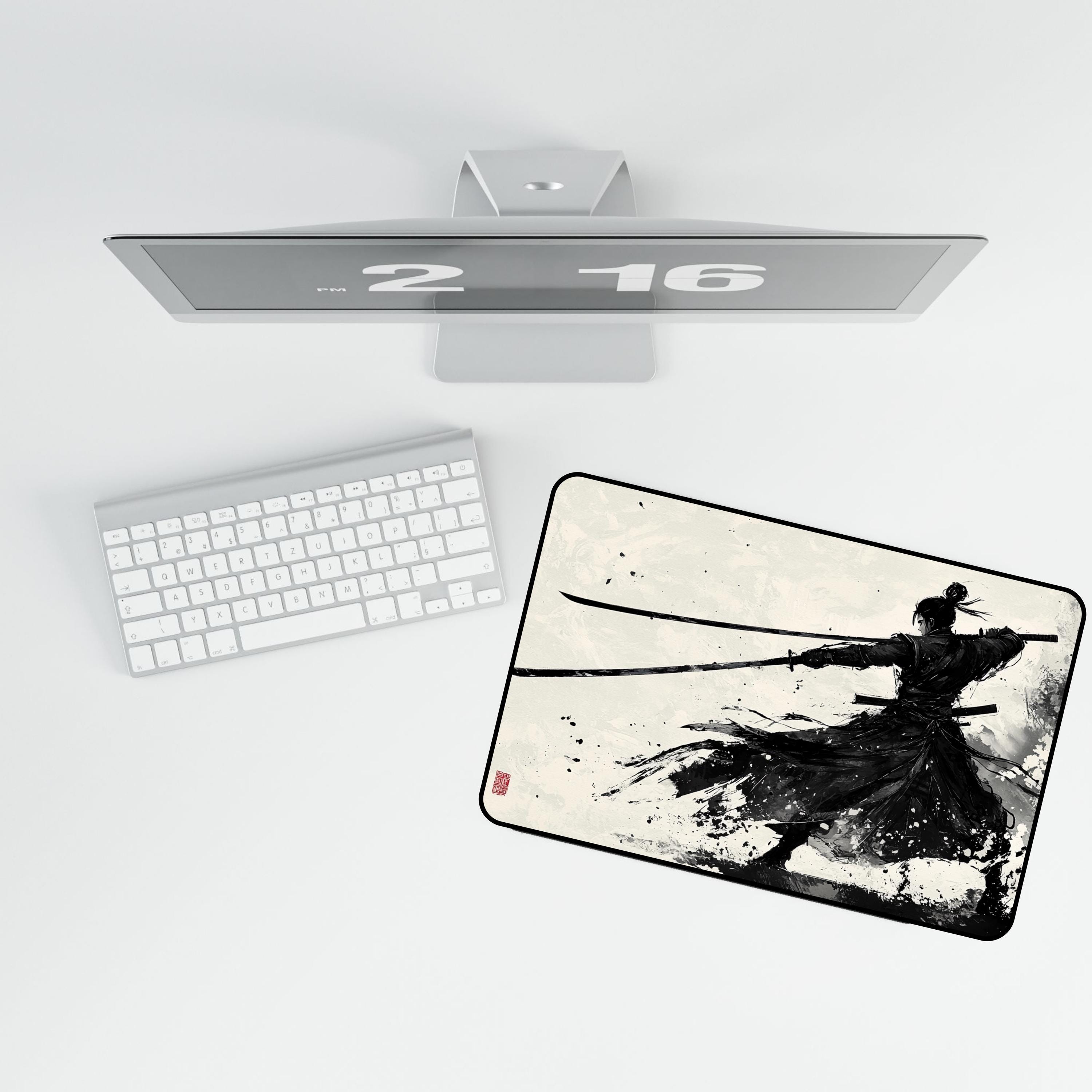 Samurai Desk Mat - Gaming Mouse Pad XXL - Japanese Warrior Design ...