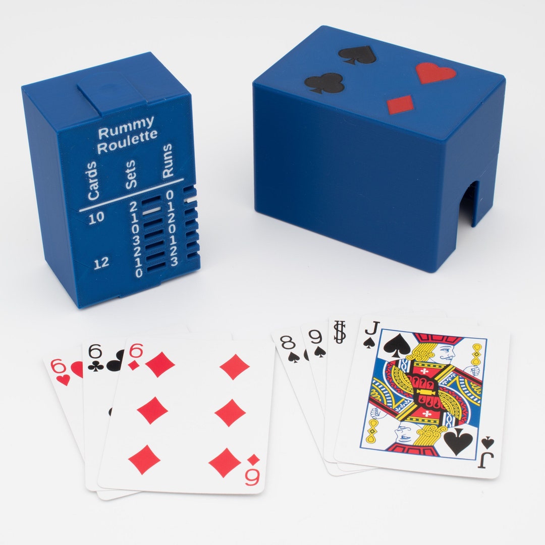 Rummy Roulette Card Storage Box - Etsy