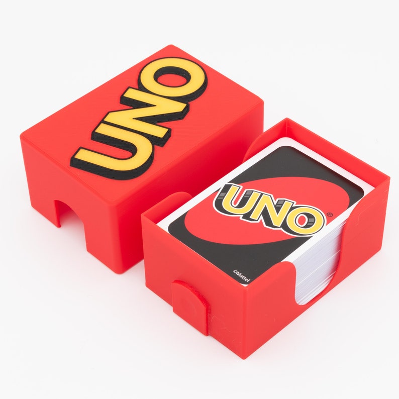 Uno Card Game Logo Storage Box - Etsy