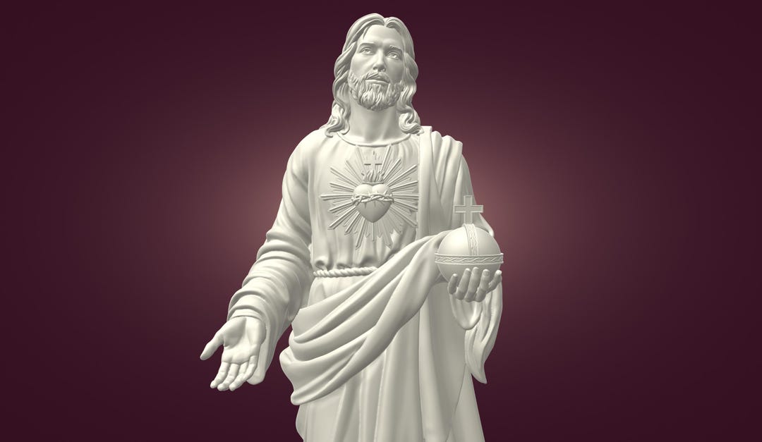 Jesus - Digital 3D STL File for 3D Printing and CNC - Etsy