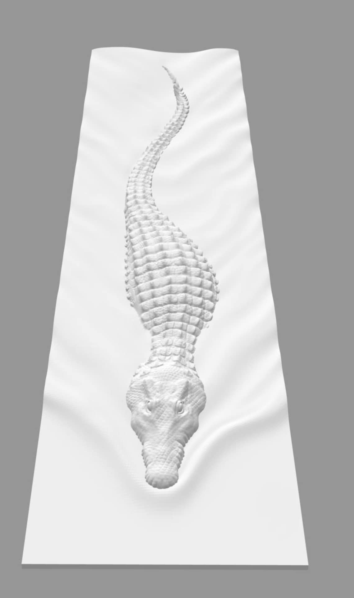 Crocodile/ Alligator - Digital 3D STL File for 3D Printing and CNC - Etsy