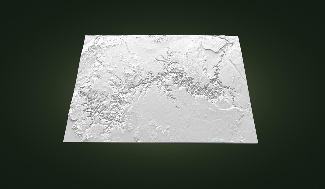 Grand Canyon 3D Model - STL File for CNC & 3D Printing - Topographic ...