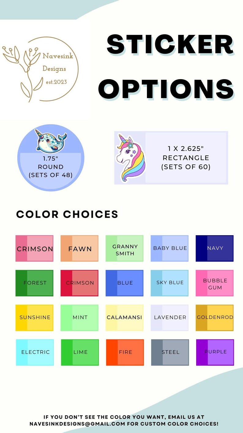 Personalized School Stickers - Custom Name Labels for Kids’ Supplies ...