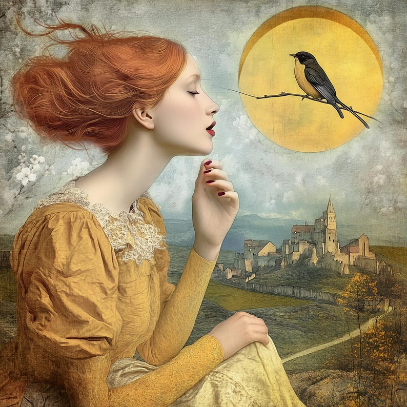 SIGNED GICLEE PRINT - the Finch - on Archival Paper - Etsy