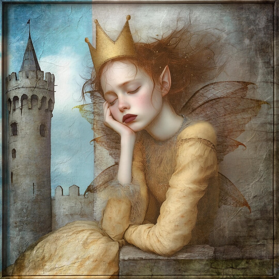 SIGNED NUMBERED GICLEE Art Print - the Lonely Fairy #1 - Etsy