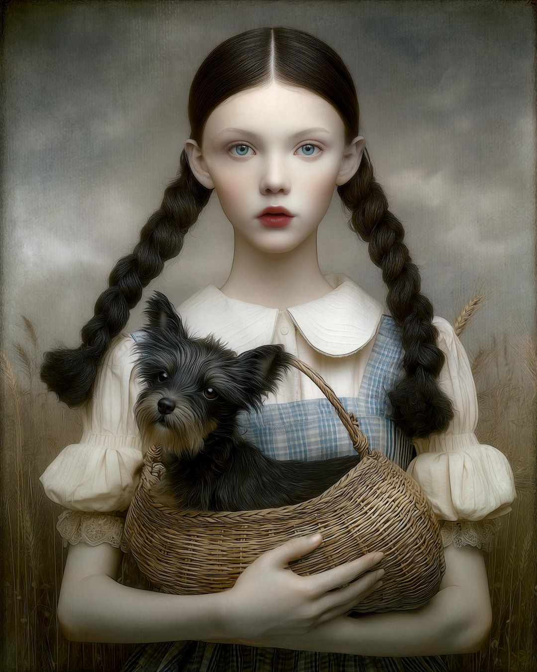 Dorothy and Toto Art Print: Signed & Numbered Giclée, Cottagecore ...