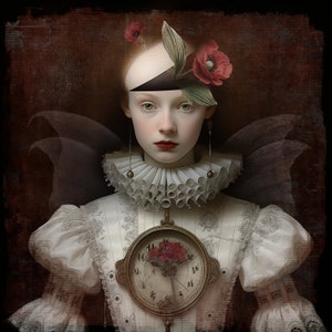 NUMBERED SIGNED Art Print Angel of the Clocks - Etsy