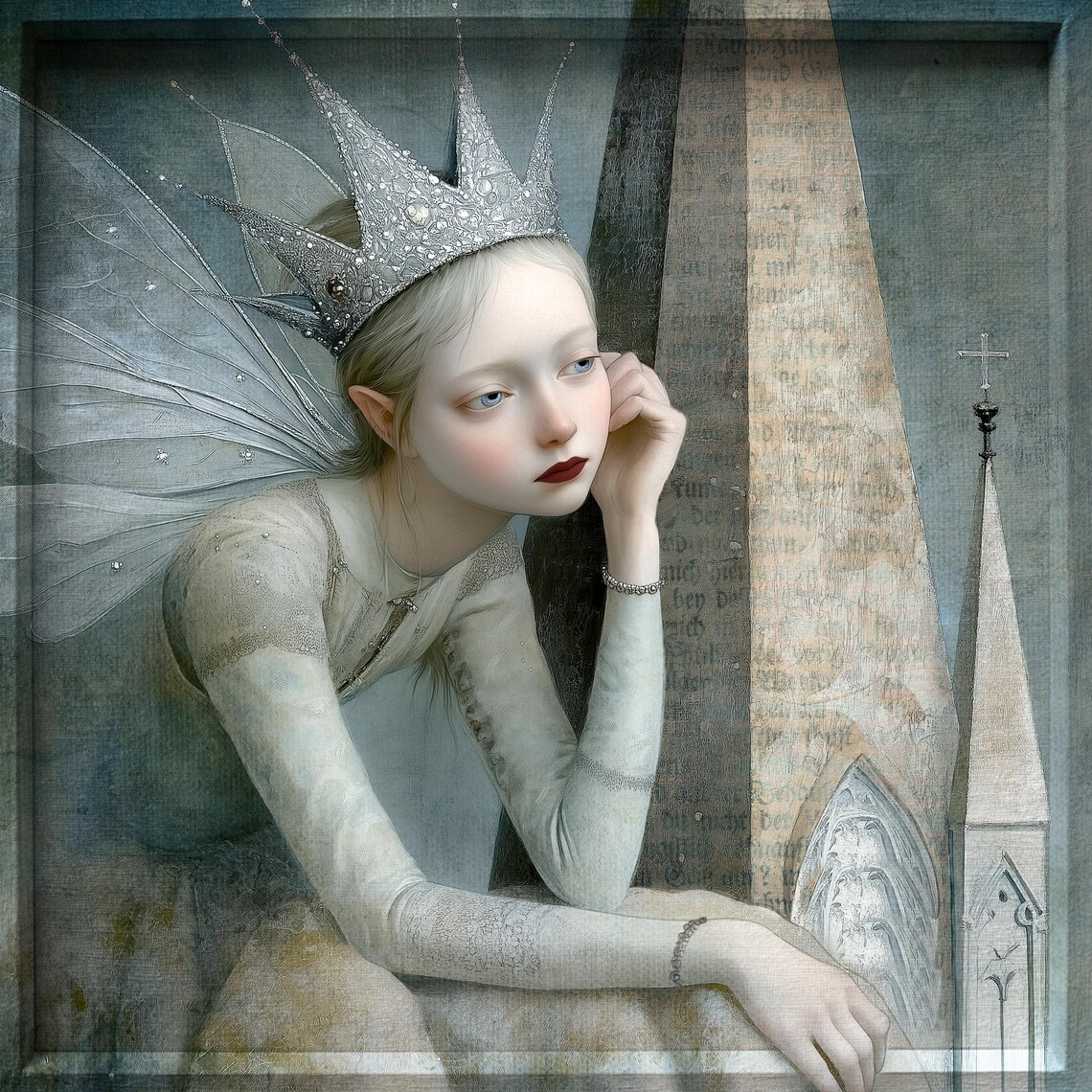 SIGNED NUMBERED GICLEE Art Print - the Lonely Fairy #2 - Etsy